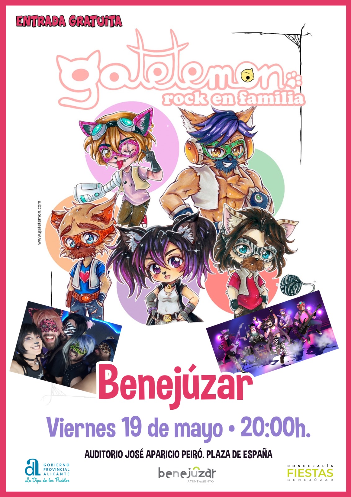 Benejúzar: APLAZADO al MARTES 6 de JUNIO Festival familiar con el grupo ...