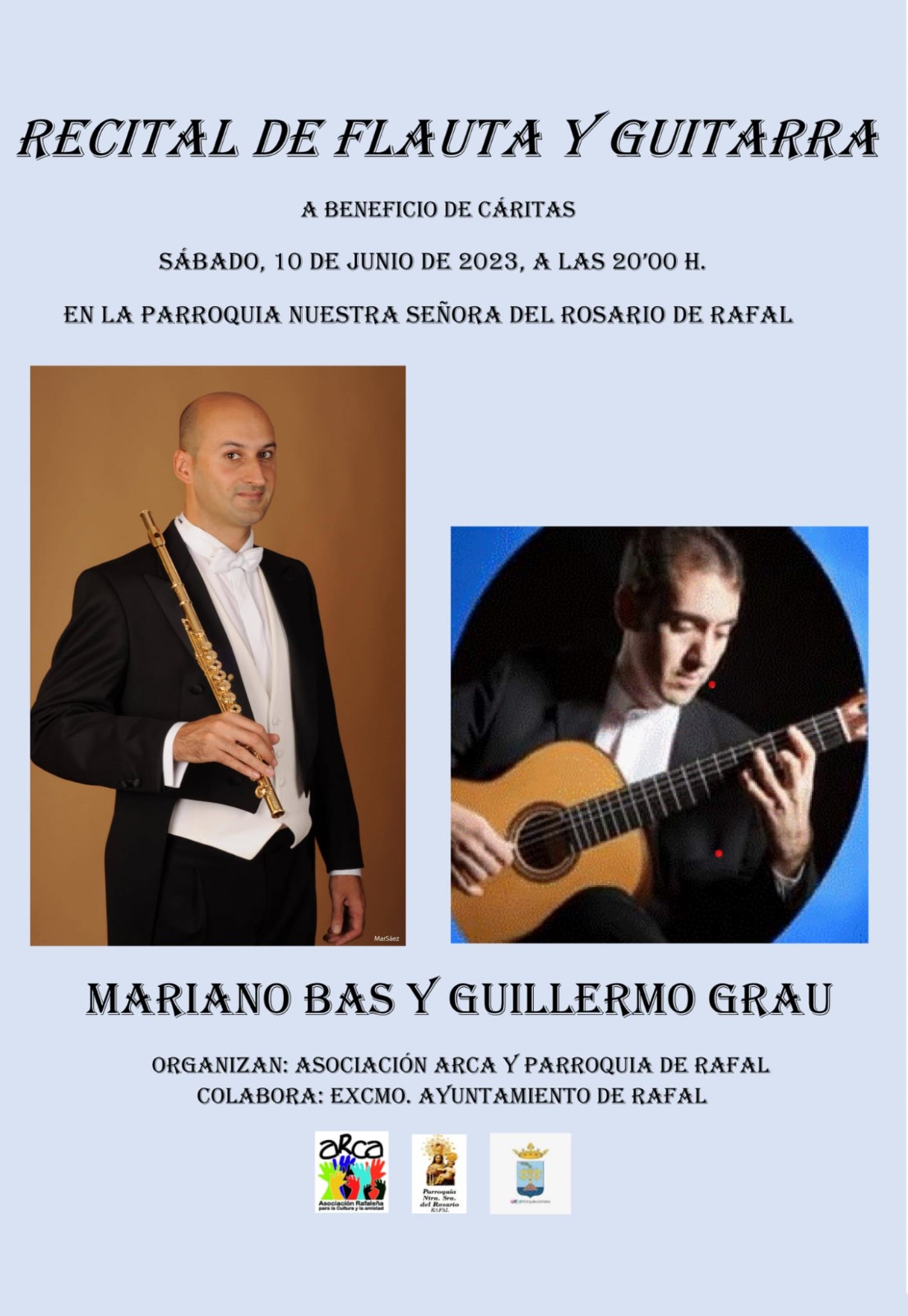 Rafal: Recital de flauta y guitarra por los músicos Mariano Bas y ...