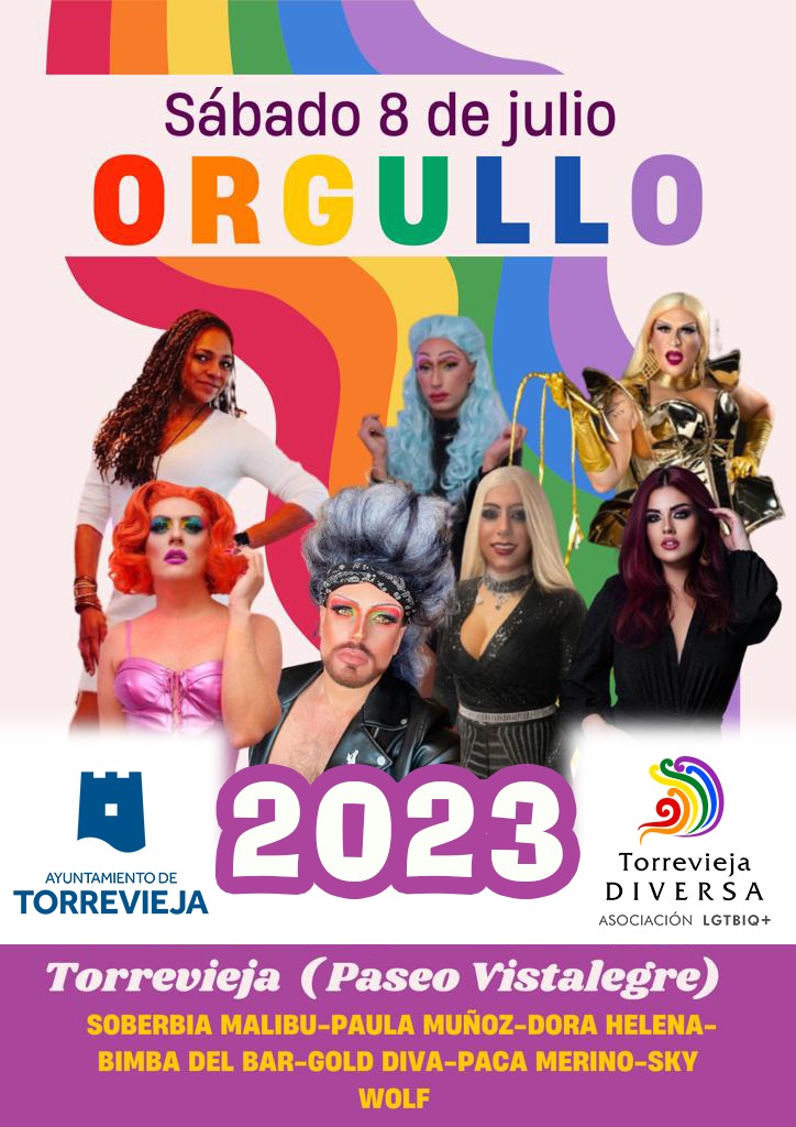Torrevieja: Gran fiesta del Orgullo Torrevieja 2023, con 'stands' informativos de asociaciones ...