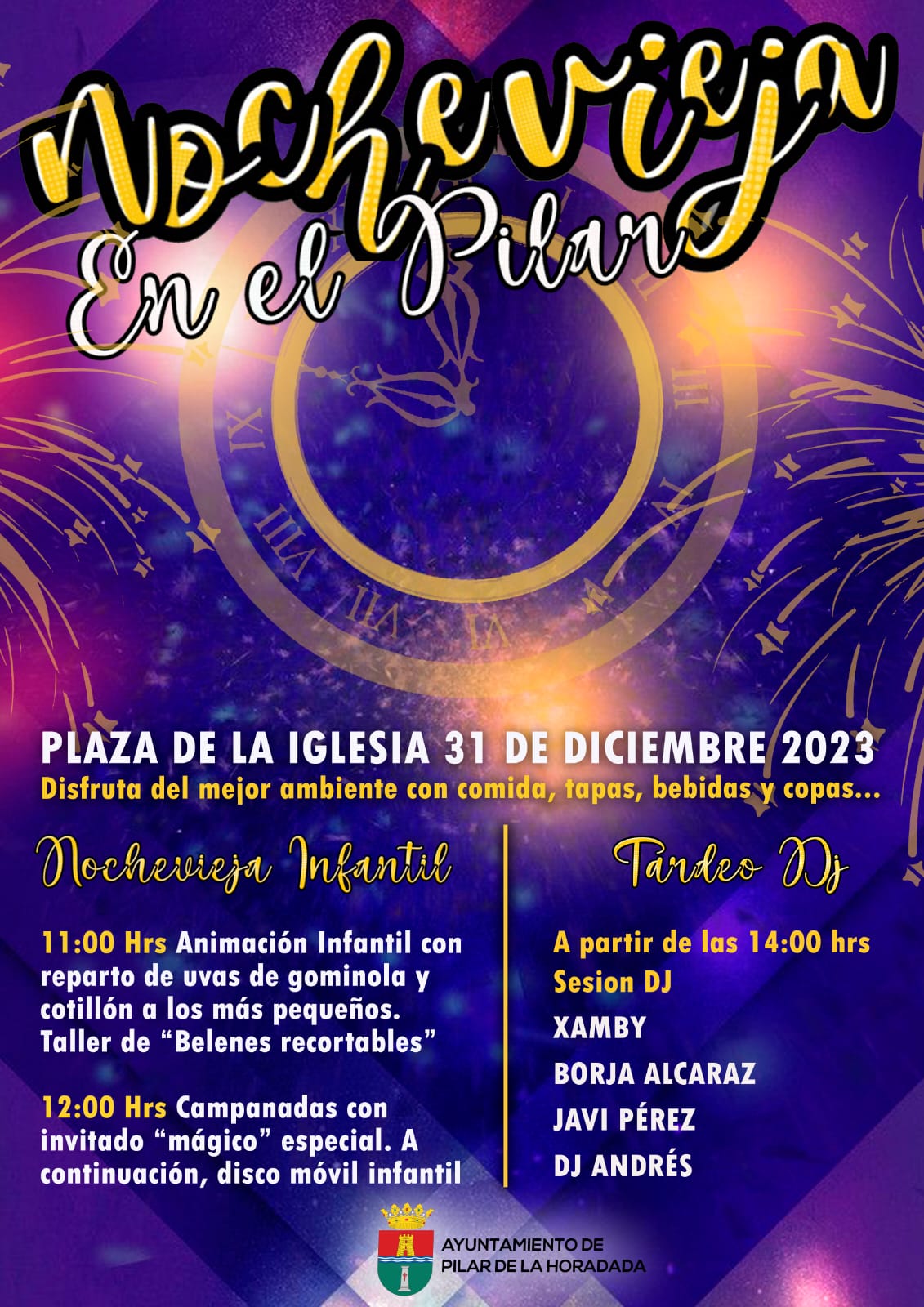 Pilar de la Horadada: Celebración de la Nochevieja infantil con cantajuego musical en los actos ...