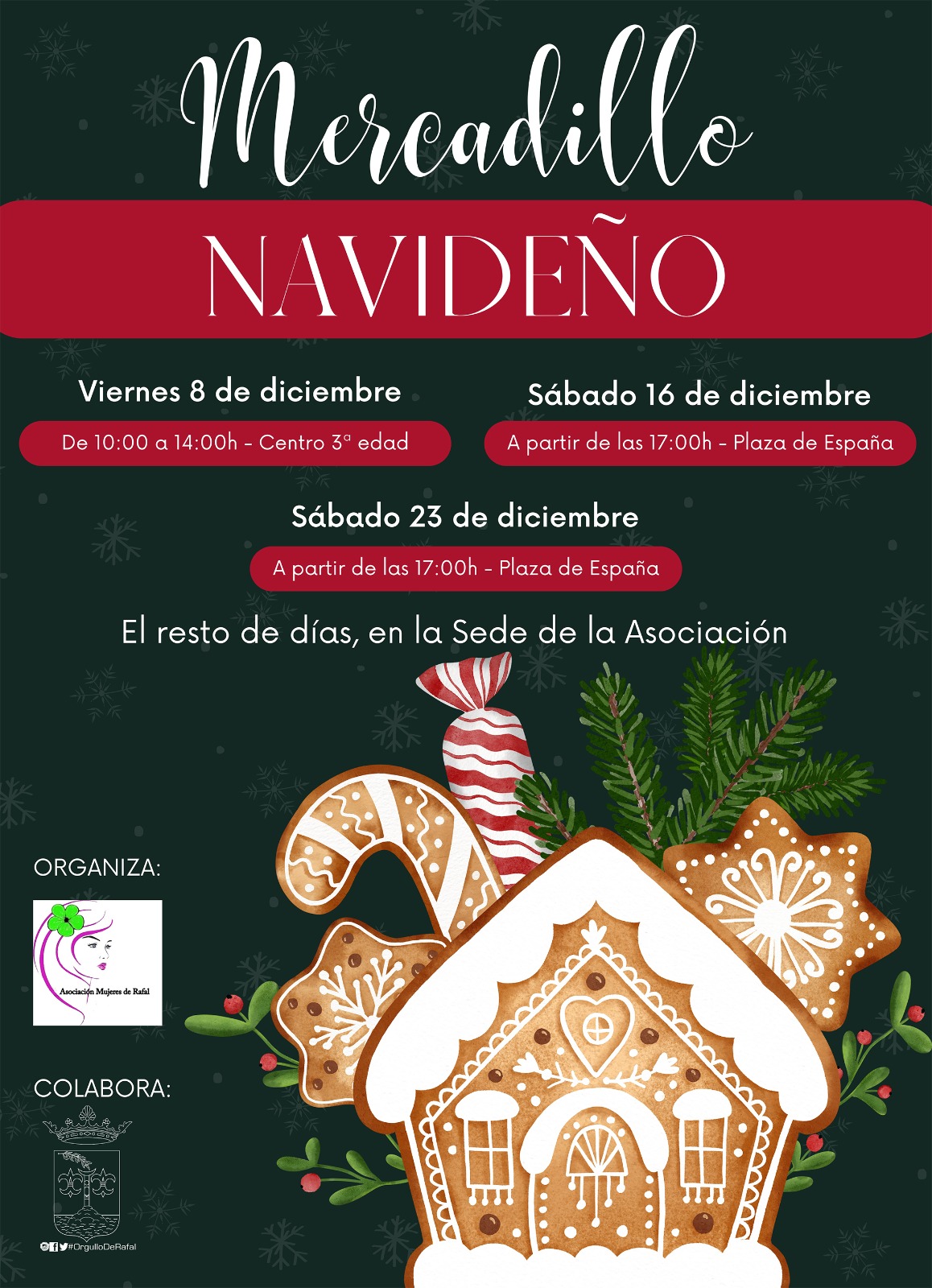 Rafal: Mercadillo navideño por la asociación de mujeres de Rafal en los actos de Navidad