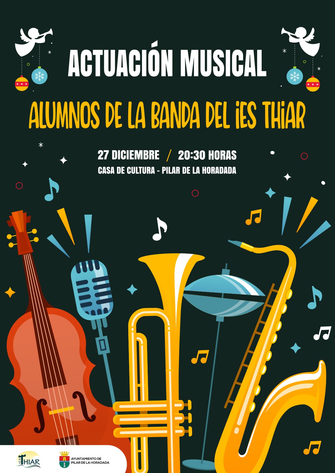 Pilar de la Horadada: Actuación musical a cargo de los alumnos de la banda de música del IES ...