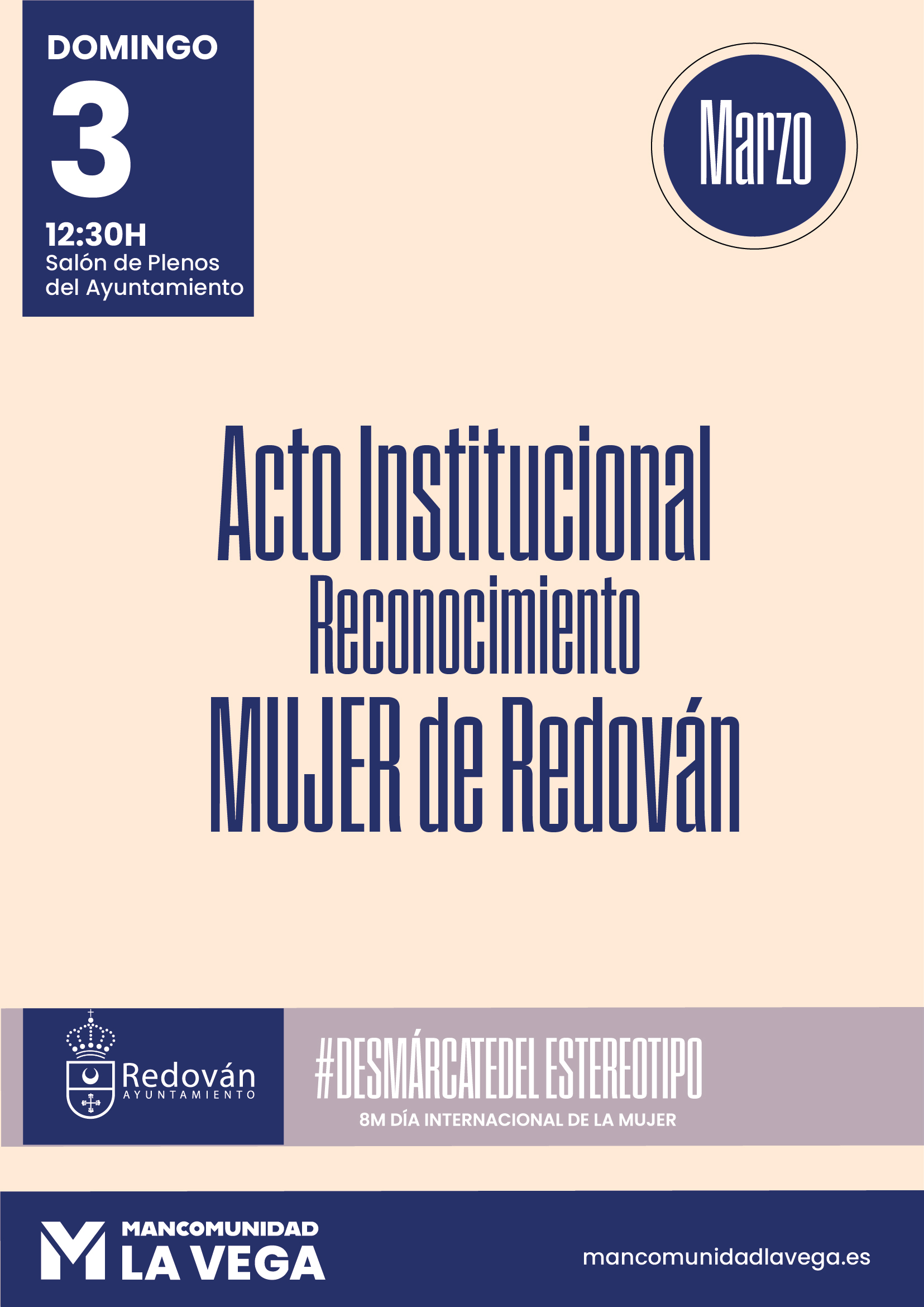Redován: Acto institucional de entrega del reconocimiento de 'Mujer ...