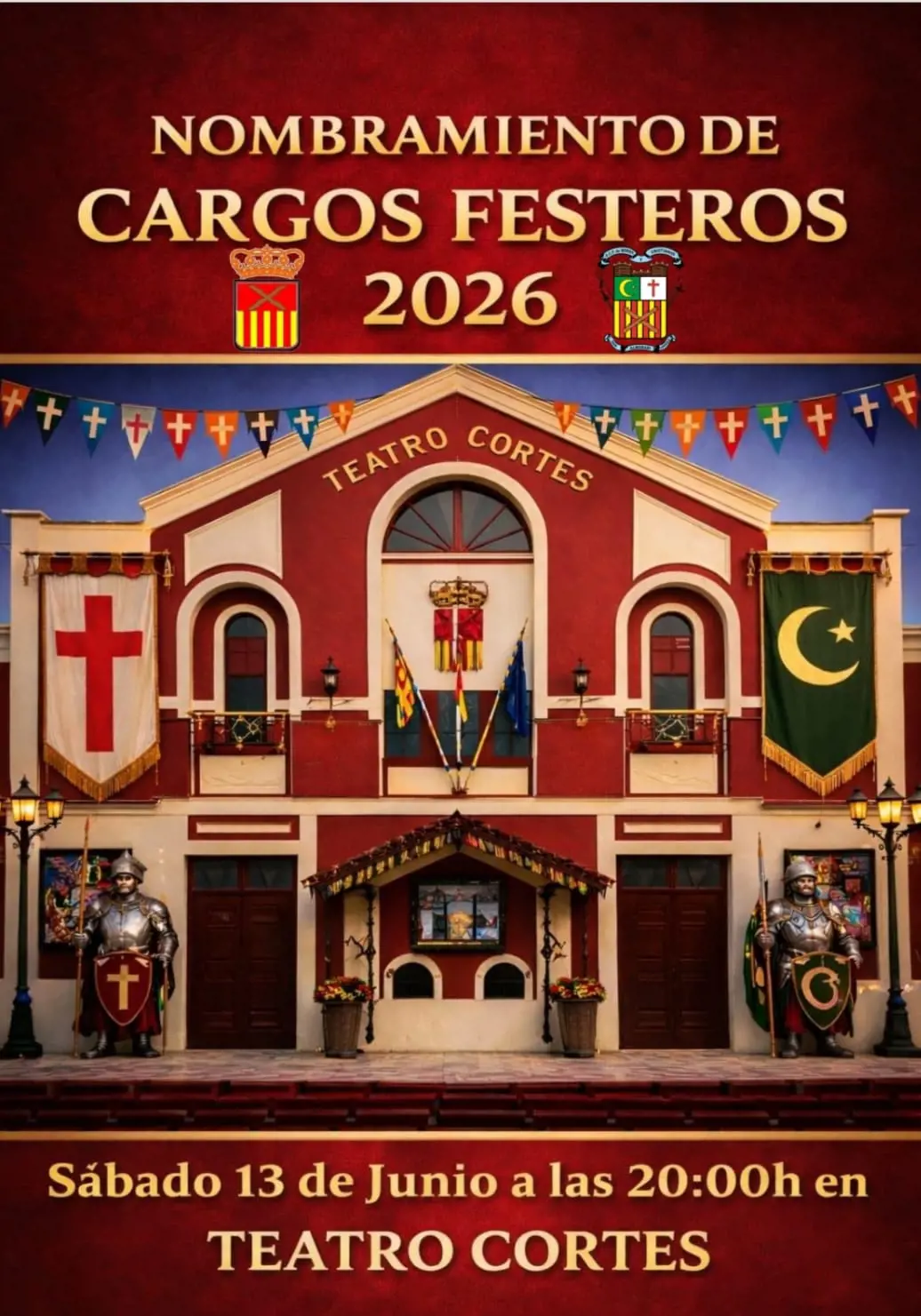 Almoradí: Acto de nombramiento de cargos festeros 2026 de las Fiestas ...